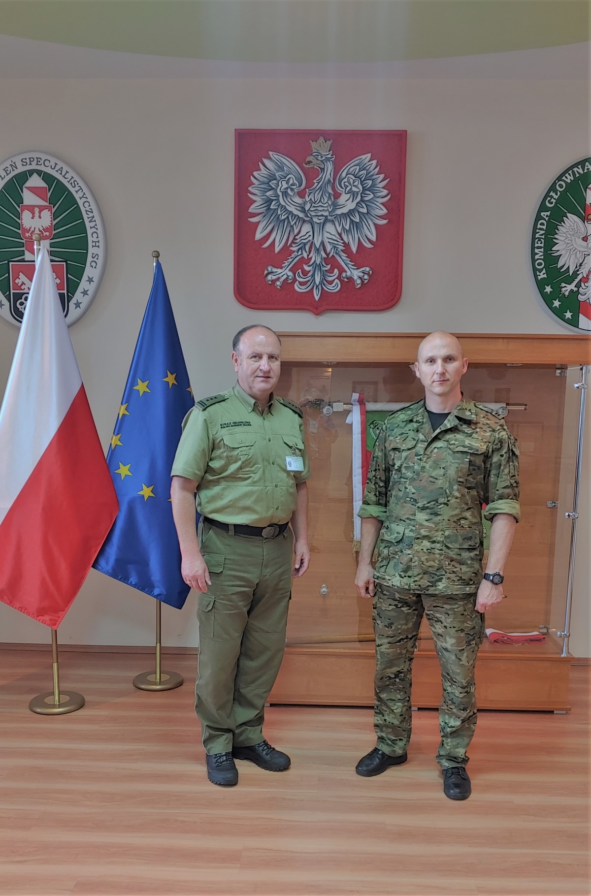 Wizyta duszpasterska dziekana ewangelickiego Straży Granicznej płk. SG ...